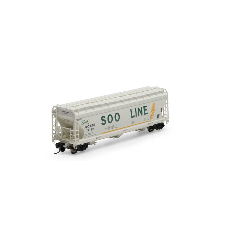 Athearn N ACF 4600 3-Bay Center Flow Hopper, SOO #74112 | Horizon Hobby