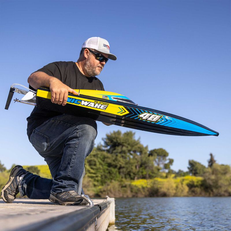 Pro Boat Super Sonicwake 48" 8S Self-Righting Brushless Deep-V RTR ...