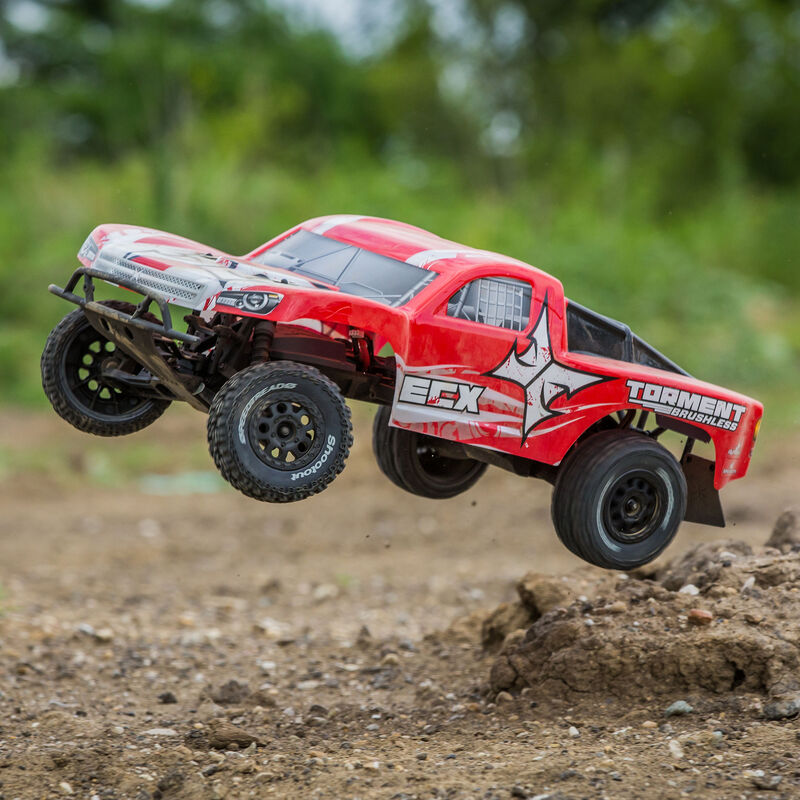 ECX 1/10 Torment 2WD SCT Brushless with LiPo RTR, Red | Horizon Hobby