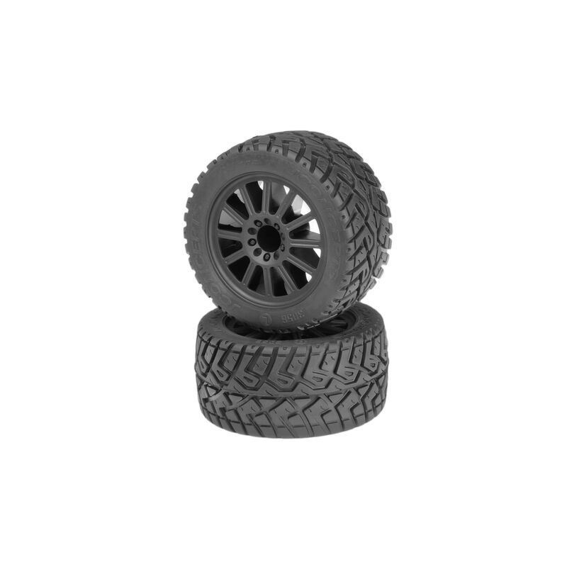 JConcepts, Inc. 1/10 G-Locs 2.8” Rear Pre-Mounted Monster Truck Tires ...