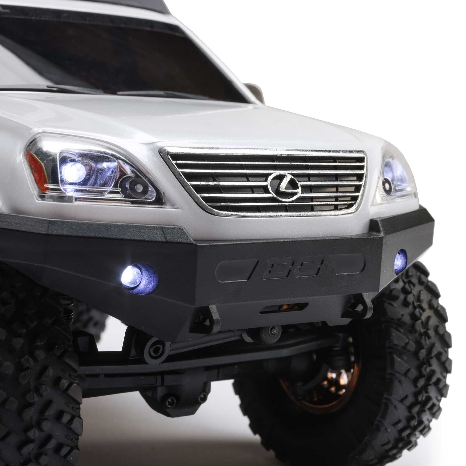 Axial 1/24 SCX24 Lexus GX 470 4X4 RTR Brushed Rock Crawler (Battery & Charger Included), White ...