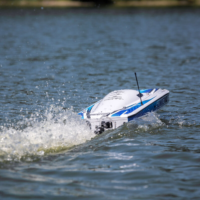 Pro Boat Sonicwake 36" Self-Righting Brushless Deep-V RTR, White ...
