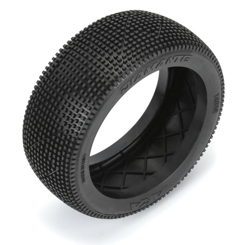 AKA PRODUCTS, INC. 1/8 Diamante Soft Front/Rear Off-Road Buggy Tires (2 ...