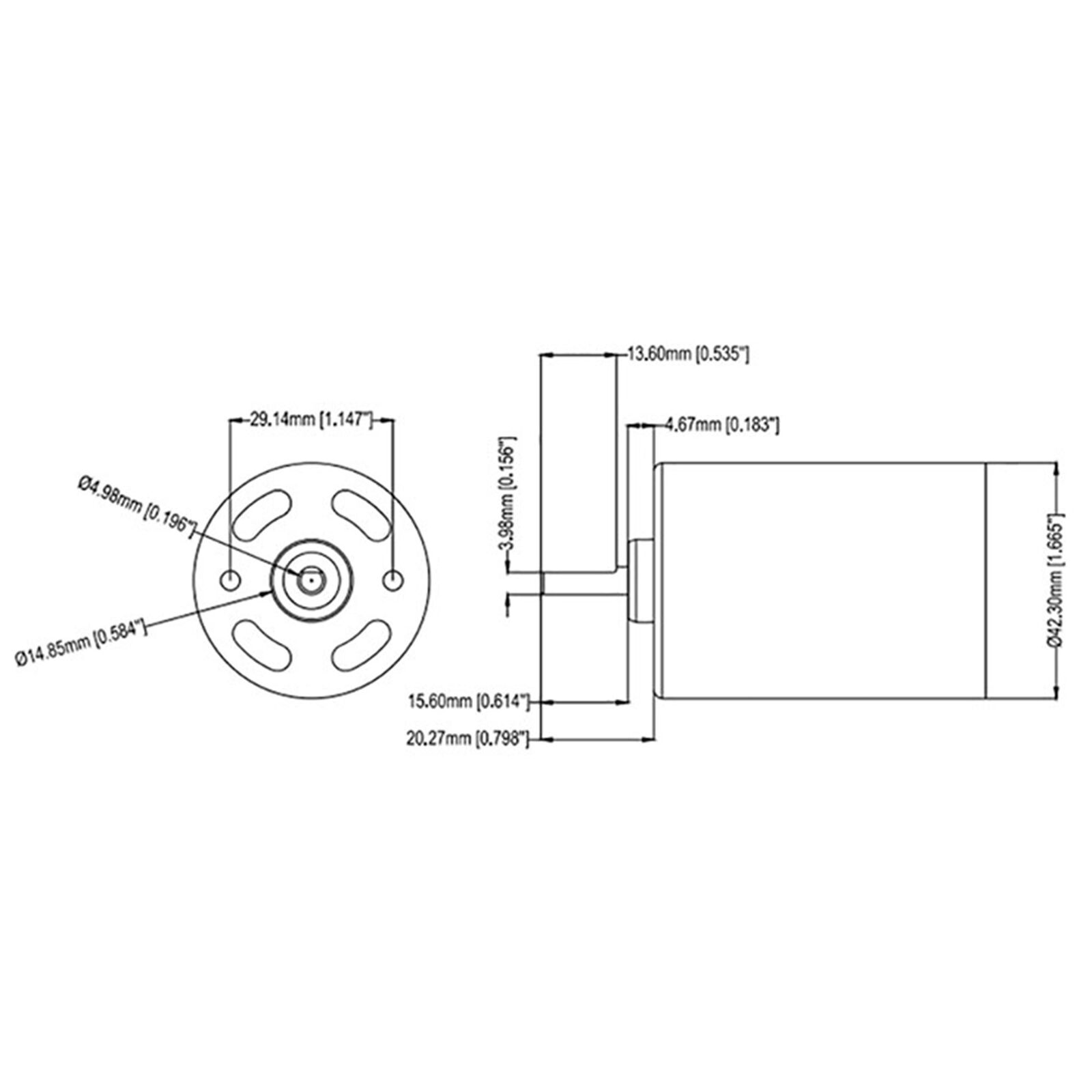 RC4WD 750 Crawler Brushed Motor, 16T: 3.5mm Bullet | Horizon Hobby