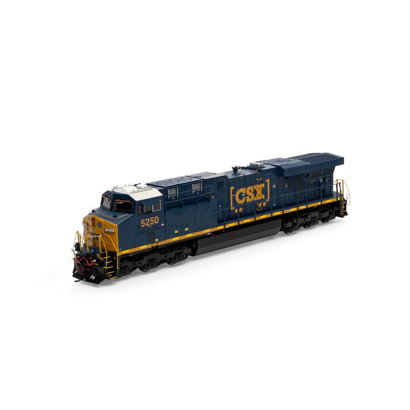 Athearn HO ES44DC Locomotive with DCC & Sound, CSX, Boxcar #5250 ...