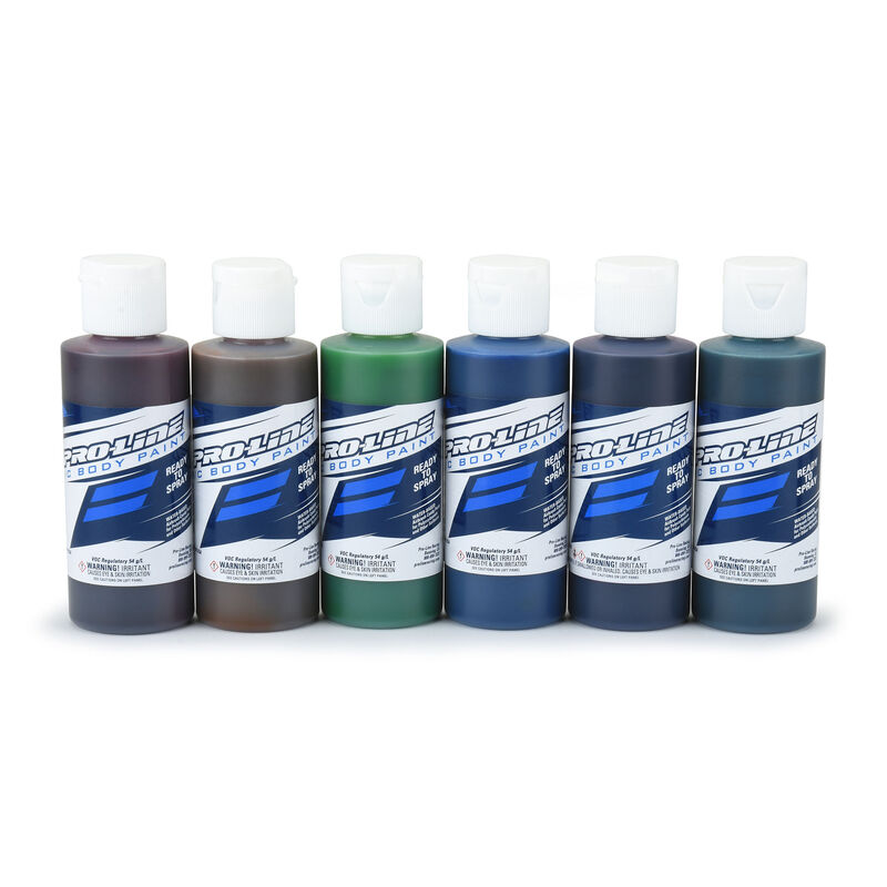 Pro-Line Racing Pro-Line RC Body Paint Candy Color Set (6 Pack ...