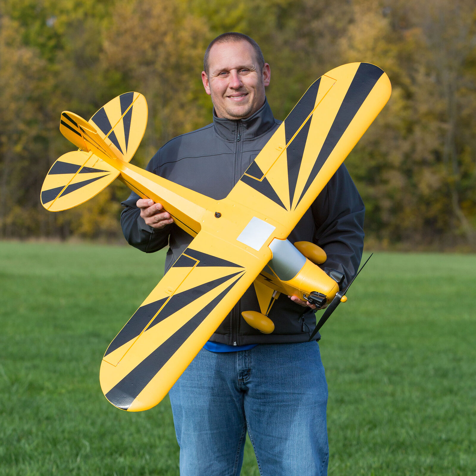 E-flite Clipped Wing Cub 1.2m BNF Basic with AS3X and SAFE Select ...