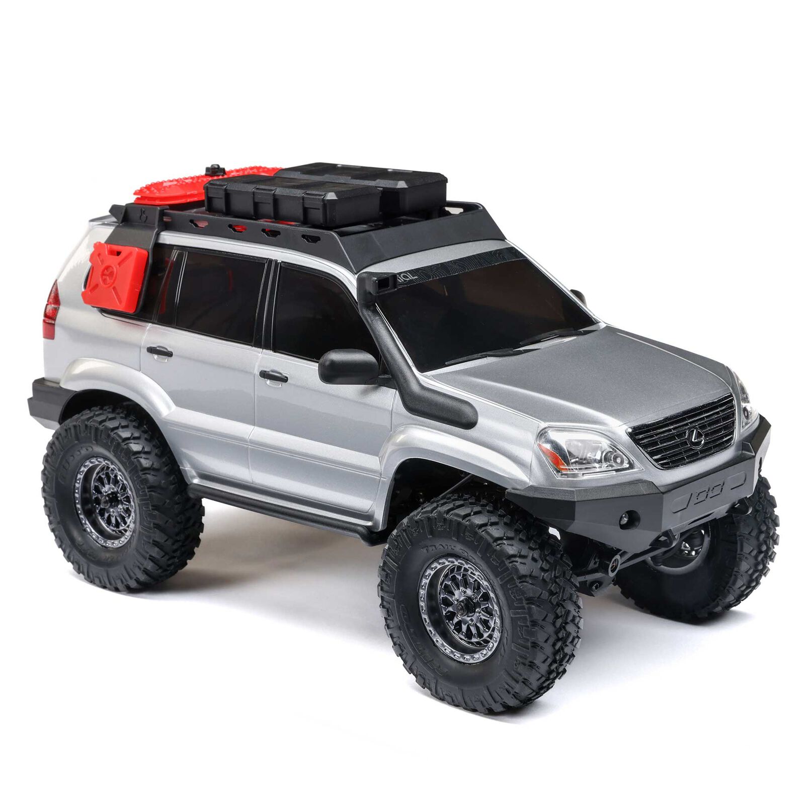 Axial 1/24 SCX24 Lexus GX 470 4X4 RTR Brushed Rock Crawler (Battery & Charger Included), Silver ...