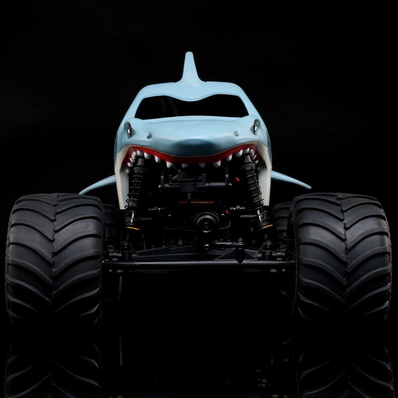 Losi 1/18 Mini LMT Megalodon 2S 4X4 RTR Brushed Monster Truck (Battery ...