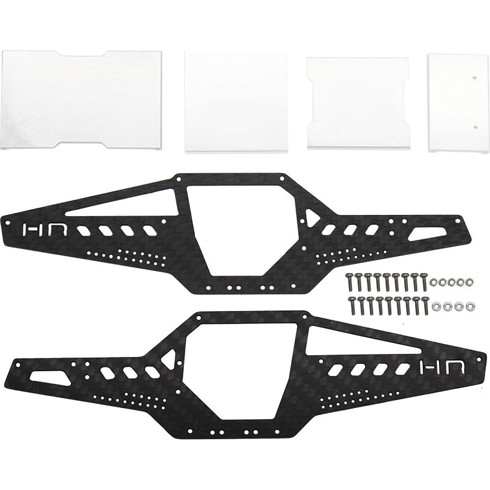 Hot Racing Graphite Rock Crawler Conversion Chassis, LCG: SCX24 ...