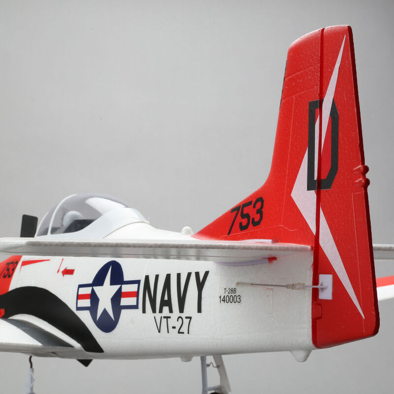 E-flite T-28 Trojan 1.2m BNF Basic with AS3X | Horizon Hobby