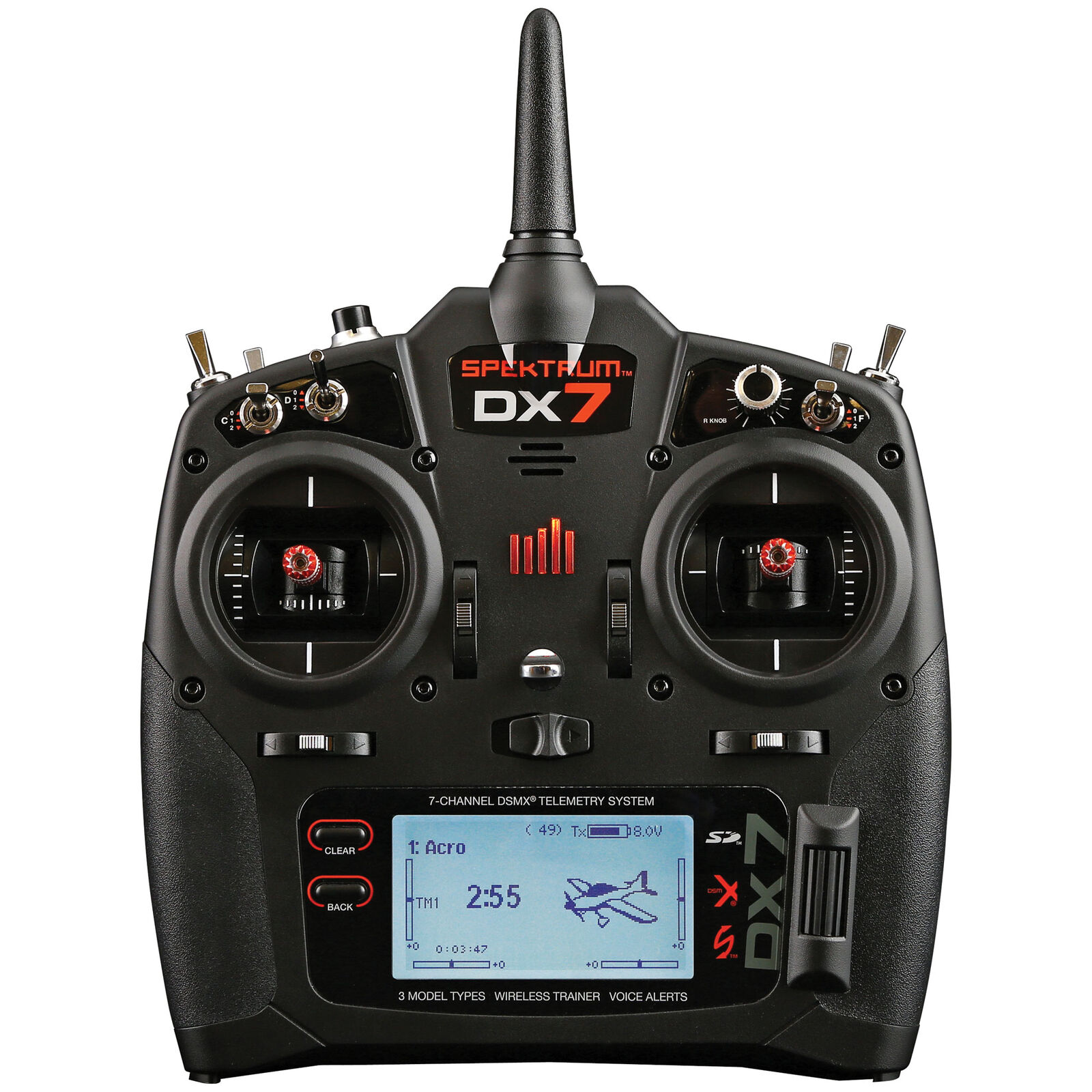 Spektrum DX7 7-Channel DSMX® Transmitter Only: Gen 2 | Horizon Hobby