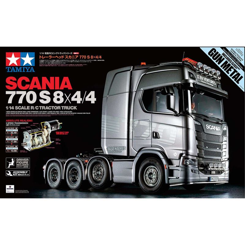 Tamiya 1/14 Scania 770 S 8x4/4 Tractor Truck Kit (LIMITED EDITION) | Horizon Hobby