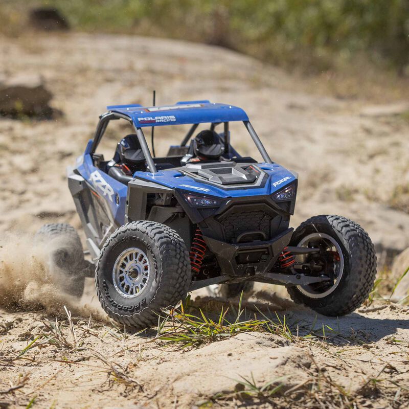 Losi 1/10 RZR Rey Polaris 3S 4X4 RTR Brushless Side by Side, Blue ...