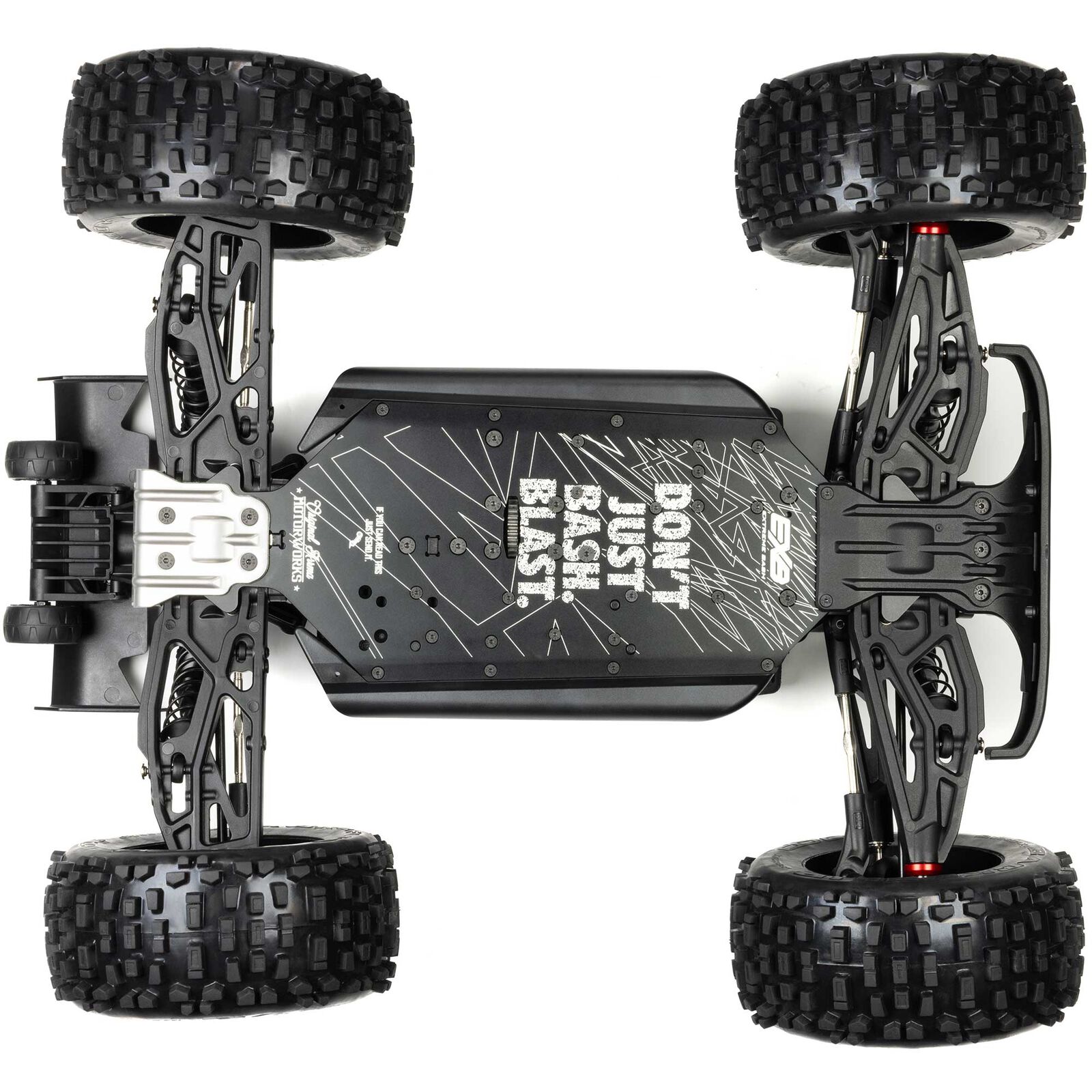 ARRMA 1/8 NOTORIOUS 6S 4X4 RTR Brushless Stunt Truck, Black | Horizon Hobby