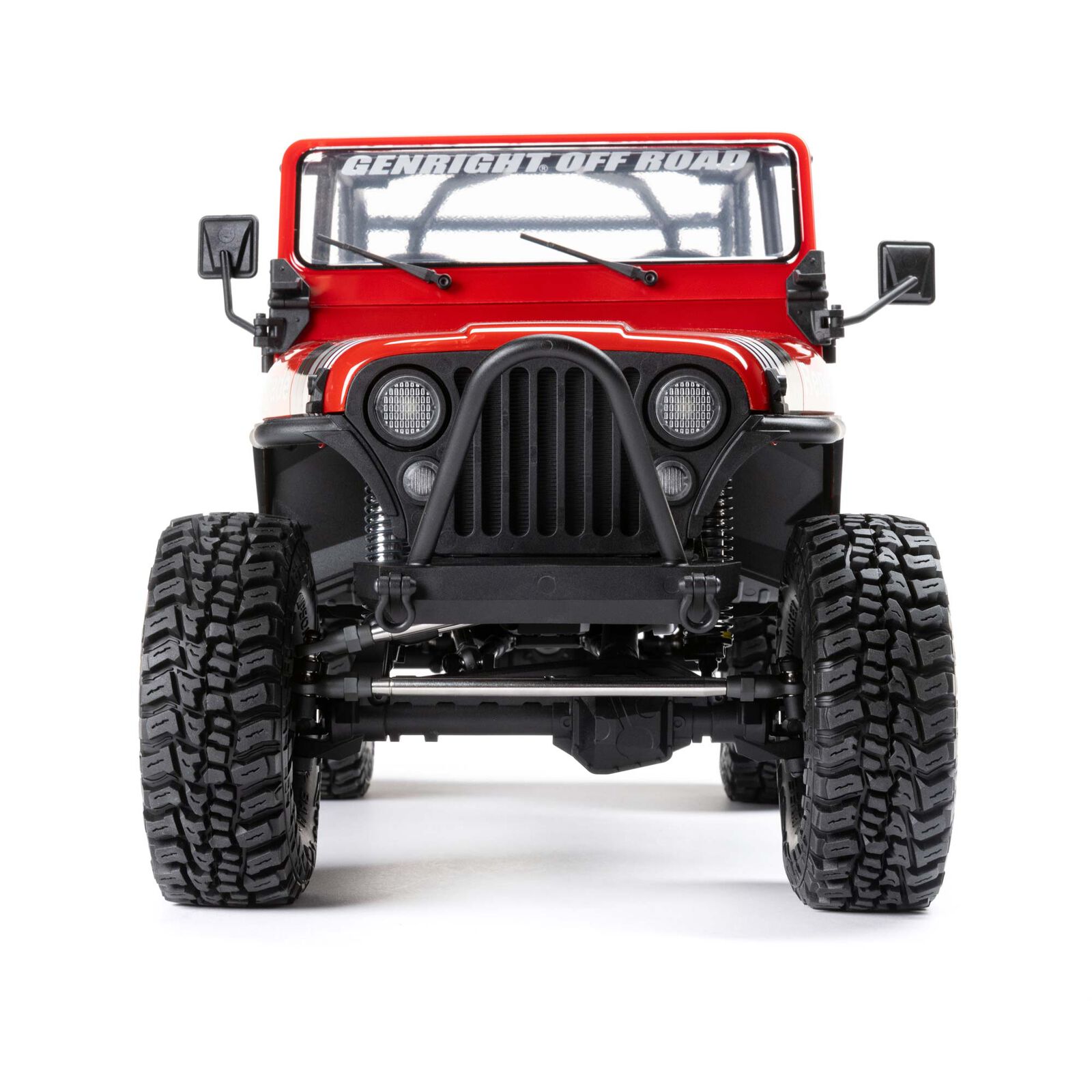 Axial 1/10 SCX10 III Jeep CJ-7 4X4 RTR Brushed Rock Crawler, Red ...