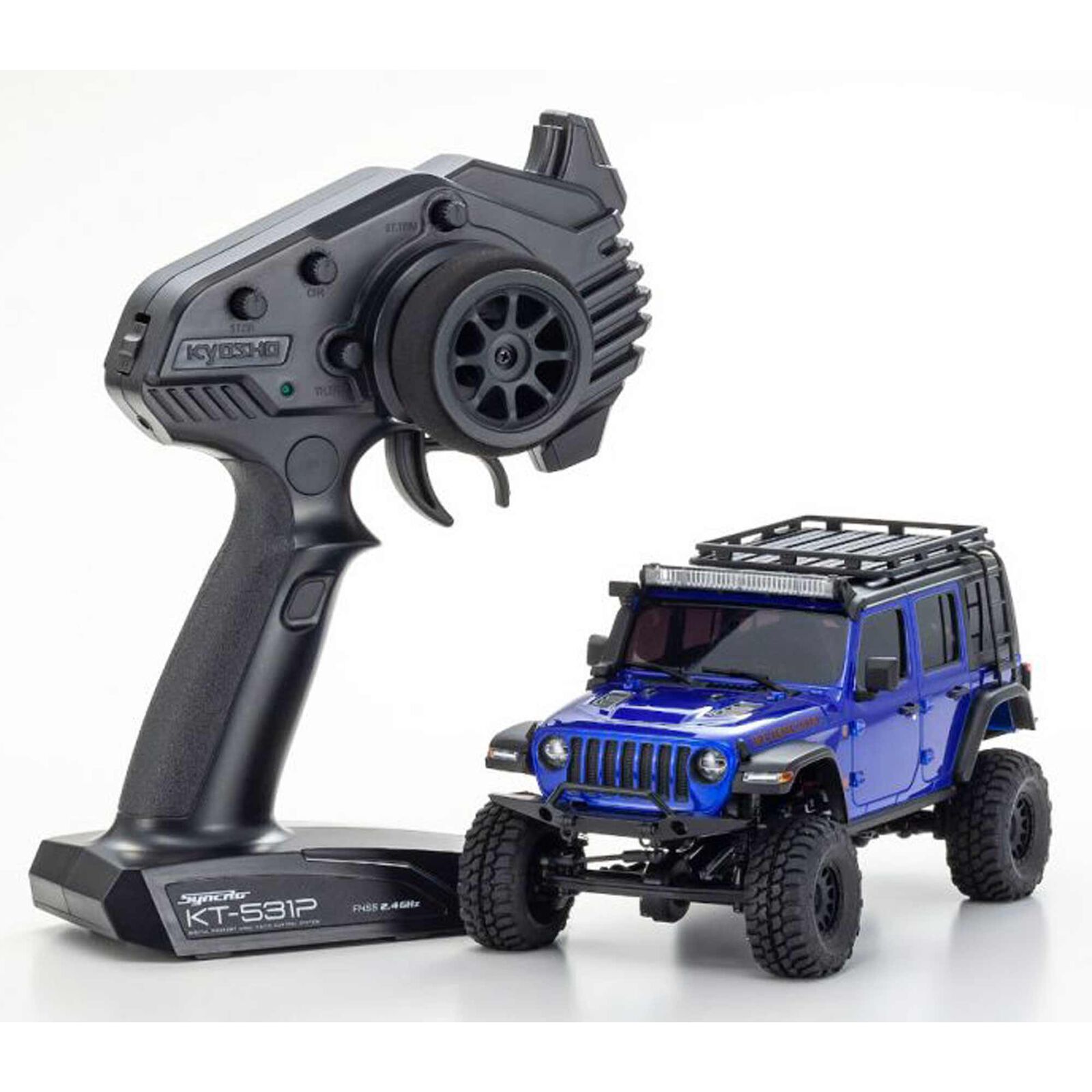 Kyosho 1/28 Jeep Wrangler Unlimited Rubicon Mini-Z 4x4 Crawler RTR ...