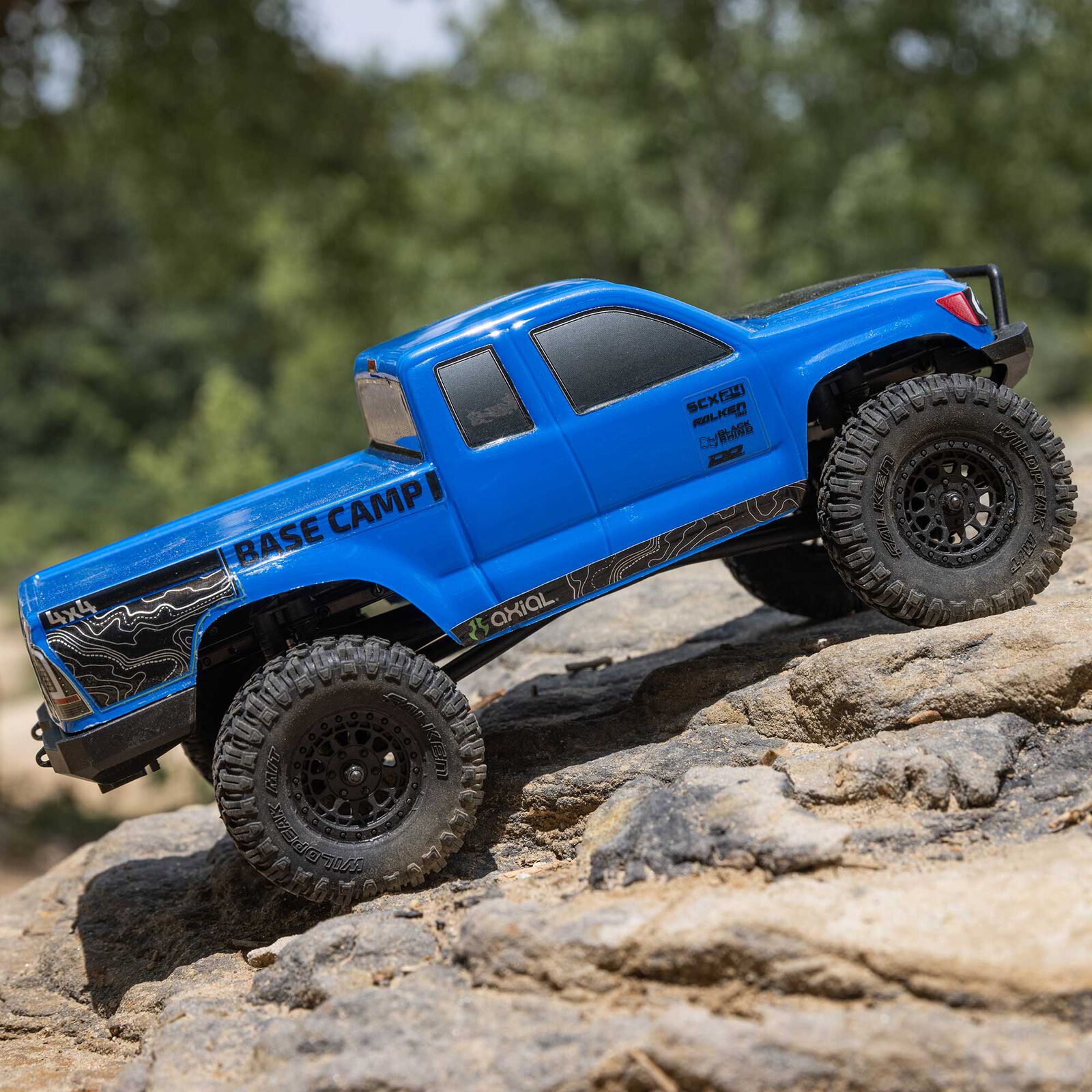 Axial 1/24 SCX24 Base Camp 4X4 RTR Brushed Rock Crawler (Battery ...