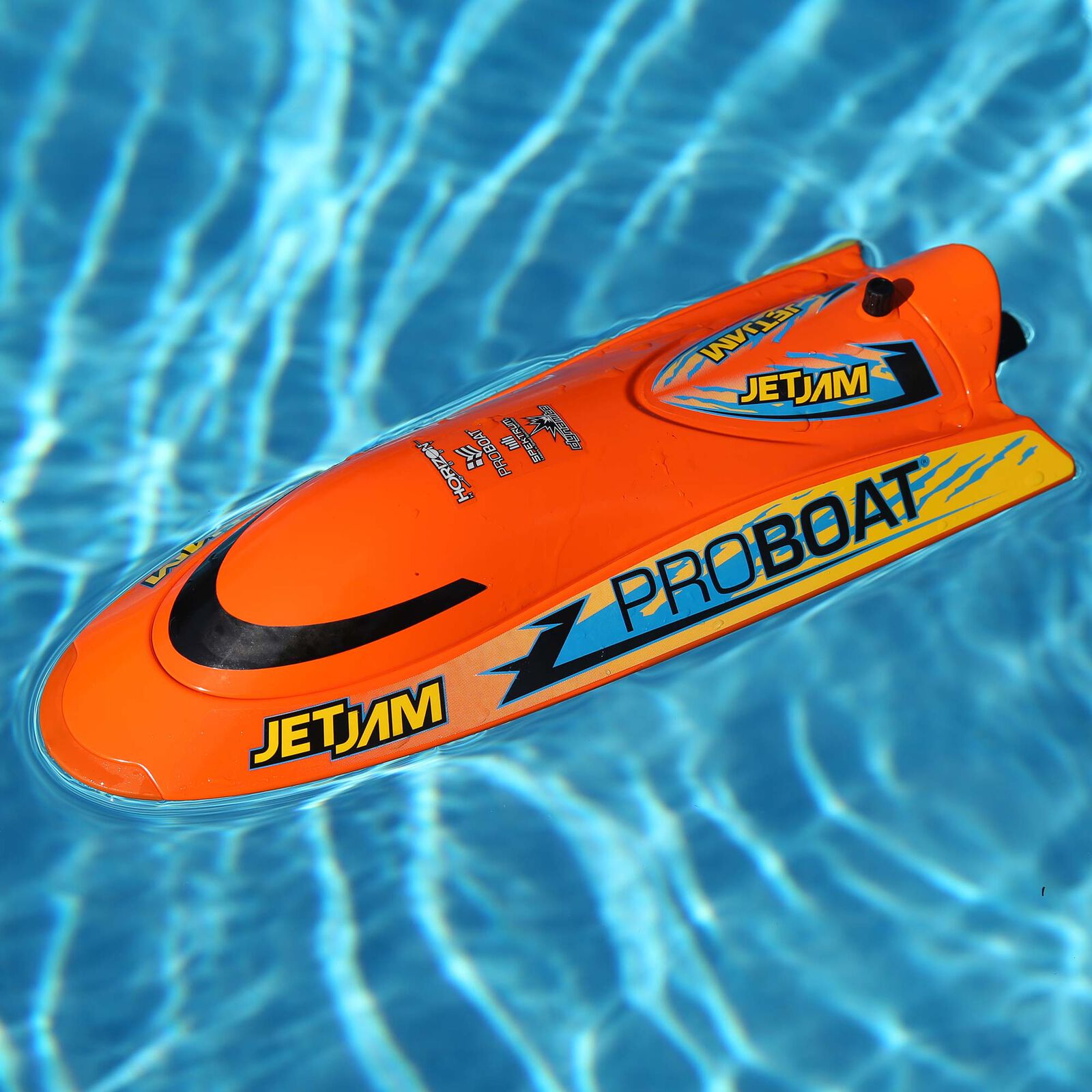 Pro Boat Jet Jam V2 12" Self-Righting Pool Racer Brushed RTR, Orange ...