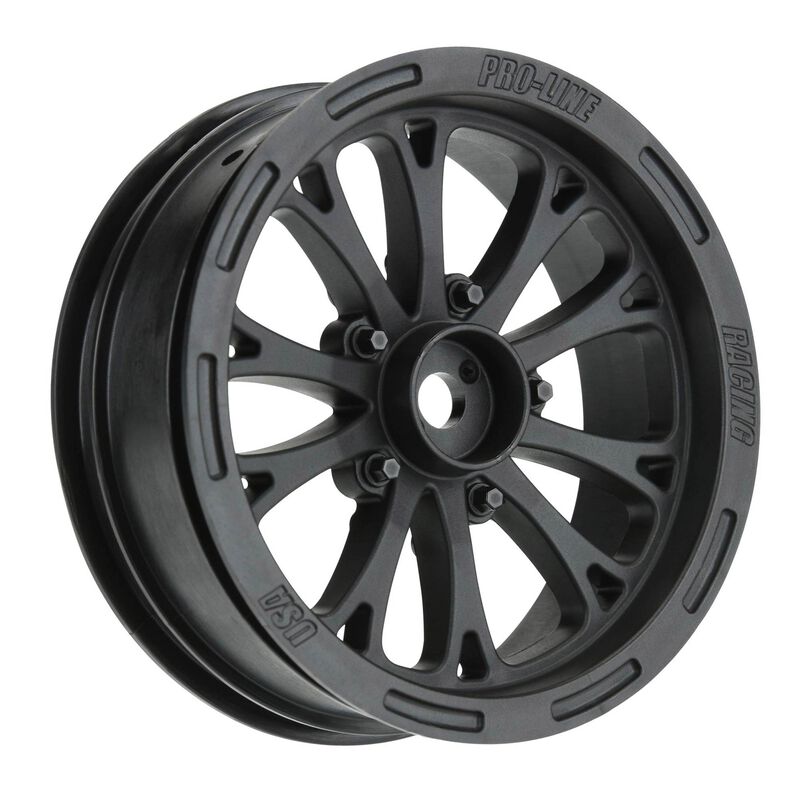 Pro-Line Racing 1/10 Pomona Drag Spec Front 2.2" 12mm Drag Wheels (2 ...