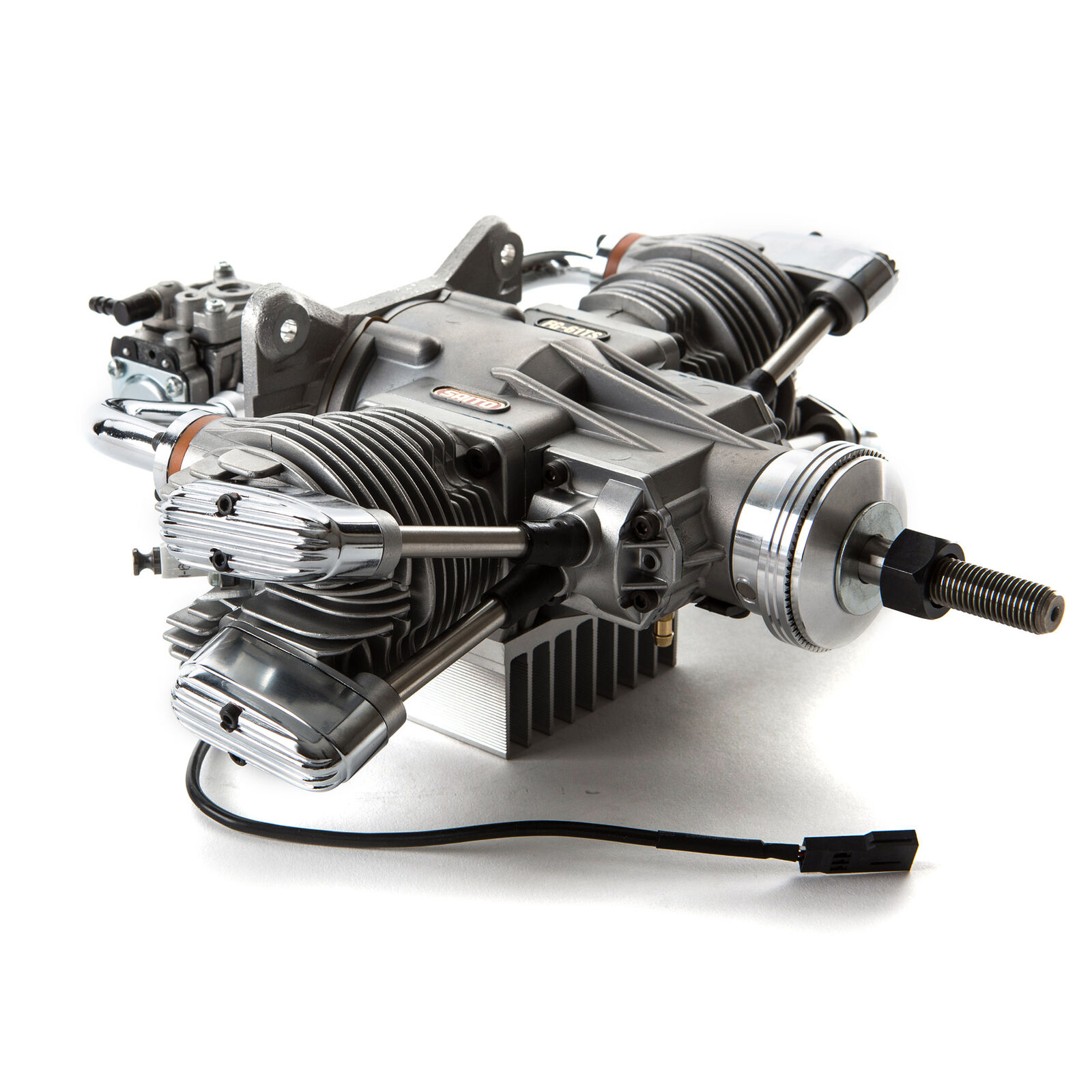 Saito Engines FG-61TS 61cc 4-Stroke Gas Twin Engine: CC | Horizon Hobby