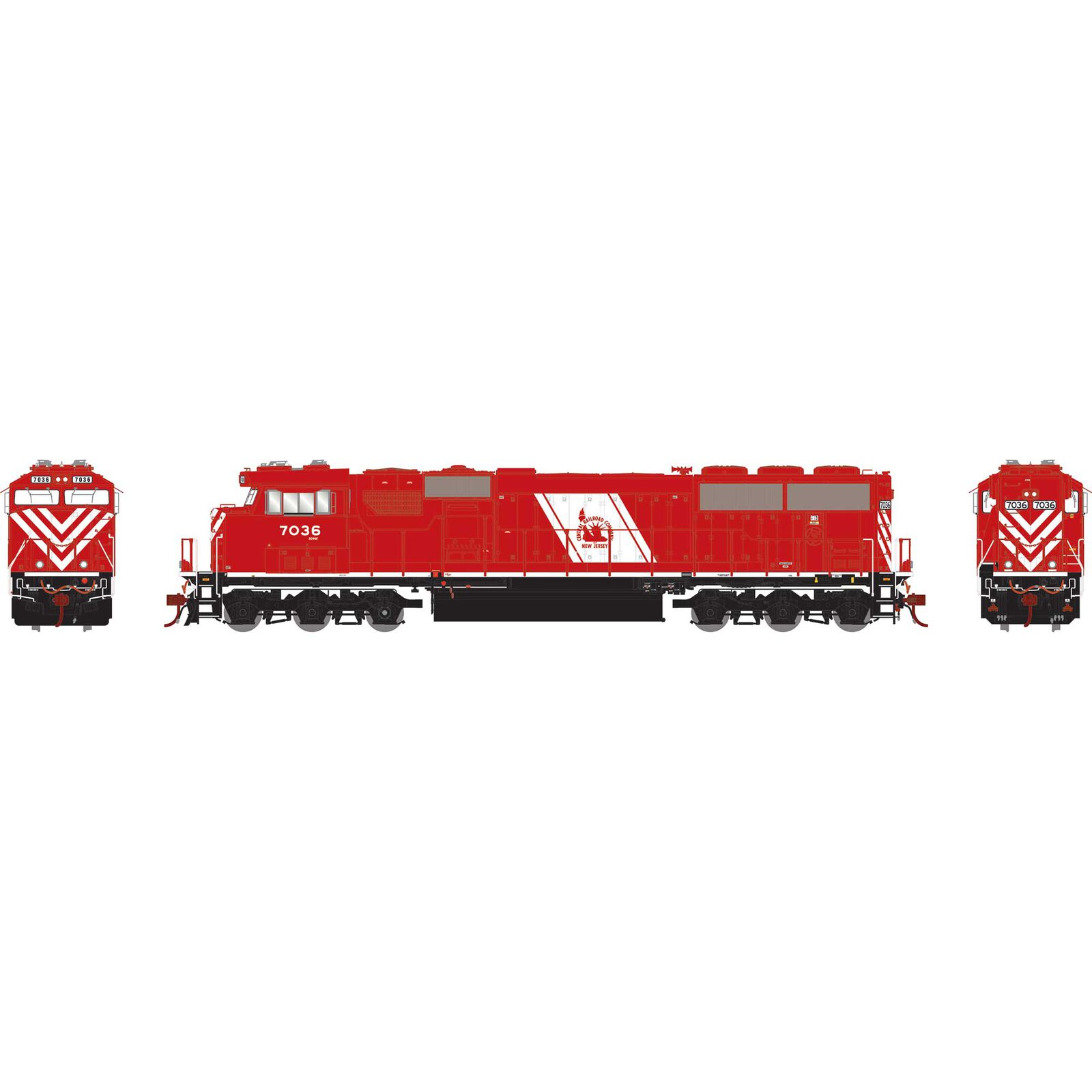 Athearn HO SD60E Locomotive, NS / CNJ / Heritage #7036 | Horizon Hobby
