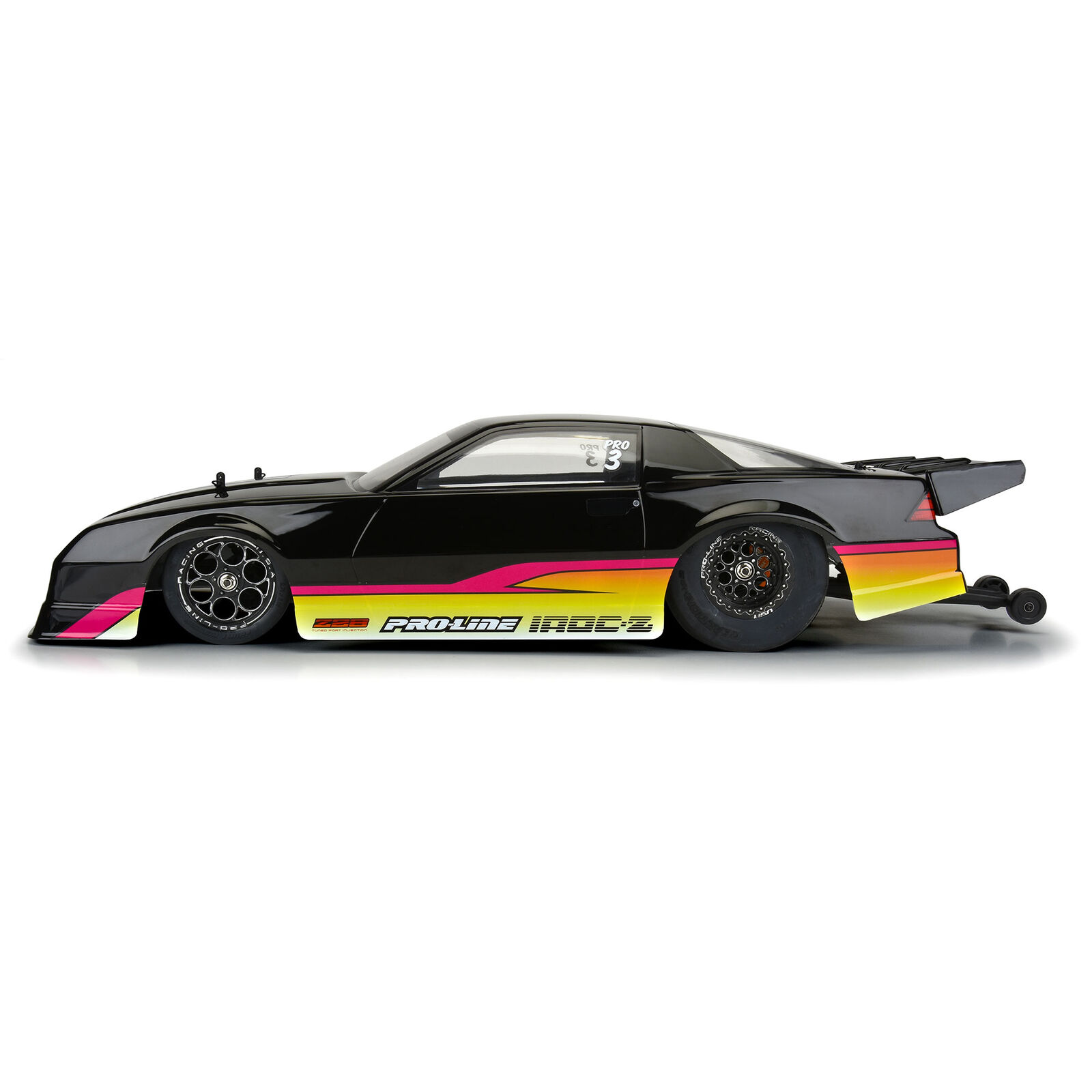 Pro-Line Racing 1/10 Pre-Painted/Cut 1985 Chevy Camaro IROC-Z Black ...