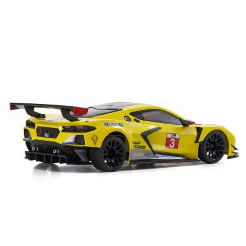 Kyosho 1/28 Chevrolet Corvette C8.R MINI-Z RWD RTR, Yellow | Horizon Hobby