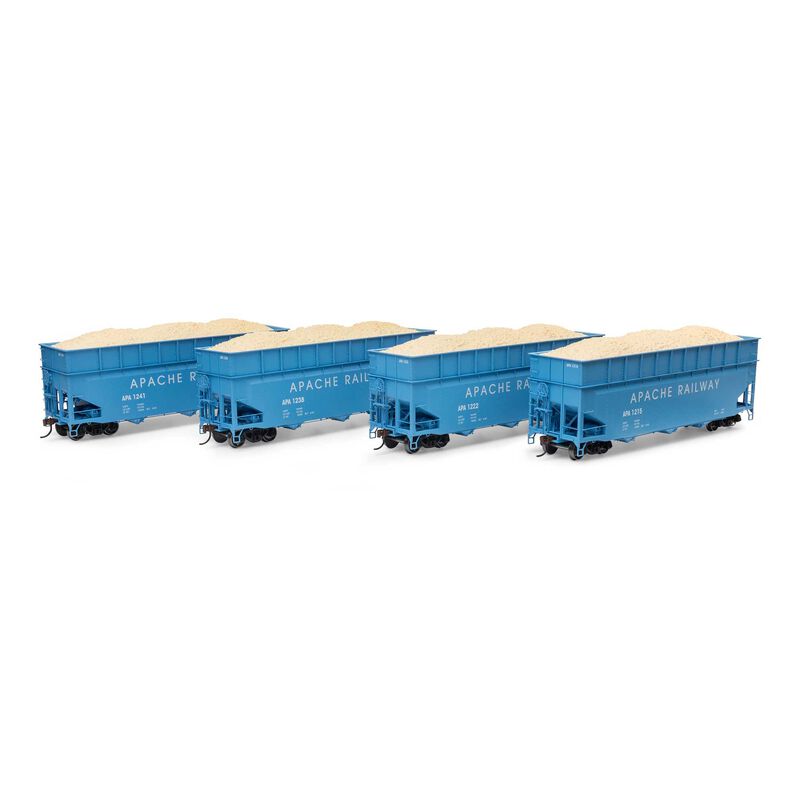 Athearn HO 40' Wood Chip Hopper with Load, APA #1215 / 1222 / 1238 ...