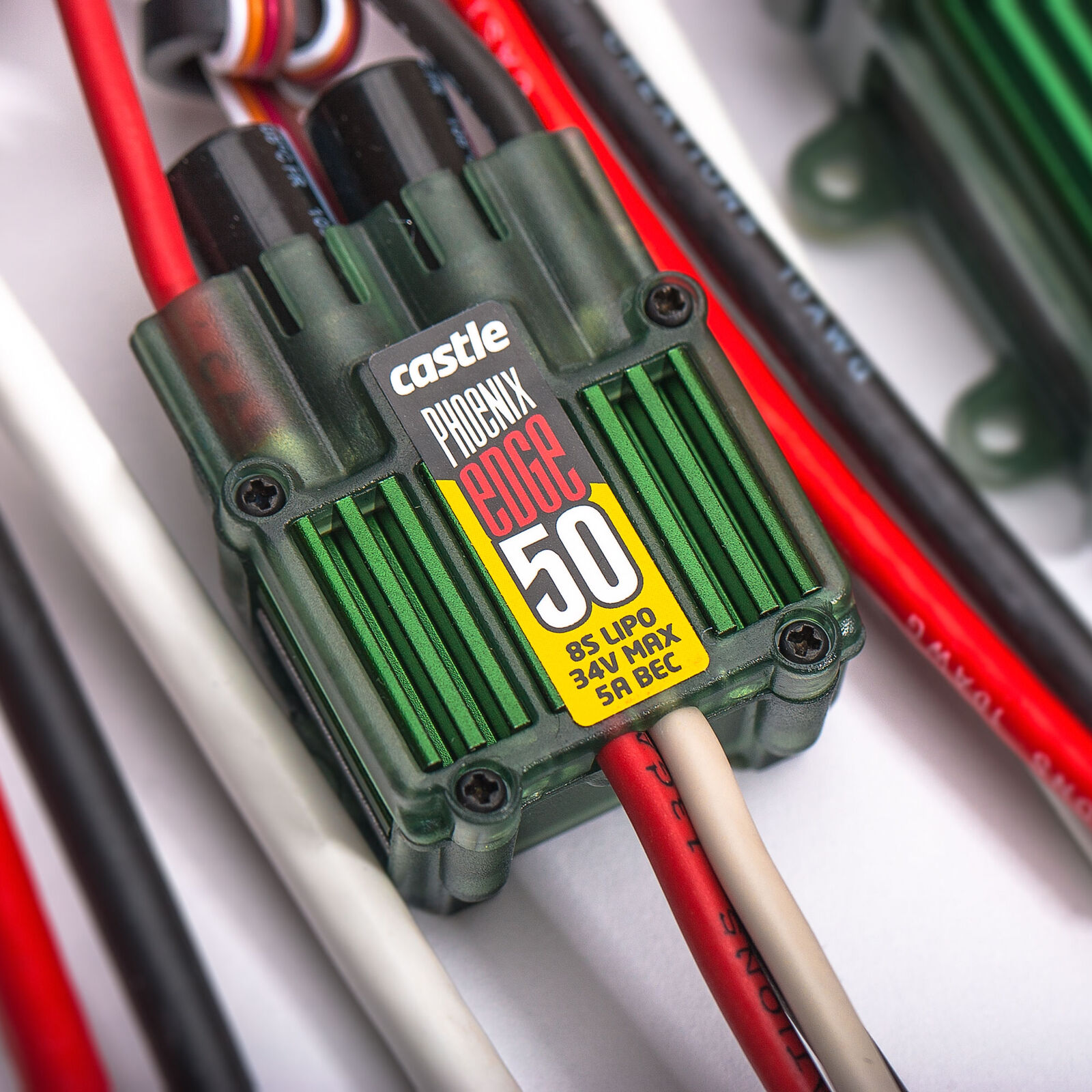 Castle Creations Phoenix Edge 50, 34V 50-Amp ESC with 5-Amp BEC ...