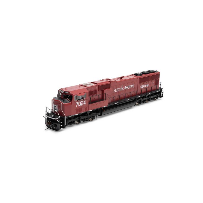 Athearn HO SD70M Locomotive with DCC & Sound, EMDX / Maroon / Black ...