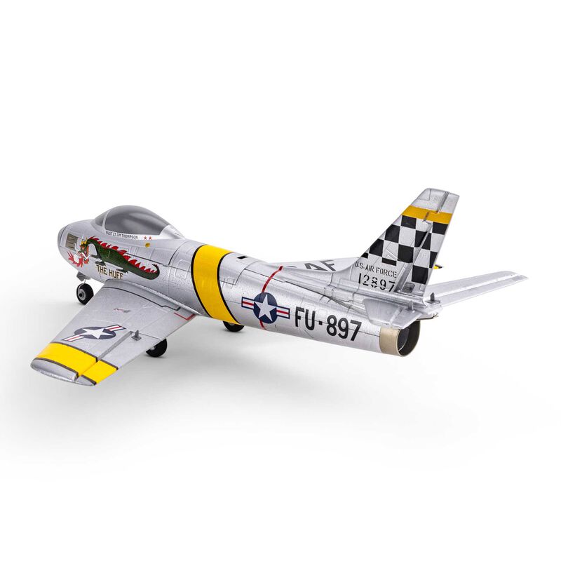 E-flite UMX F-86 Sabre 30mm EDF Jet BNF Basic with AS3X and SAFE Select ...