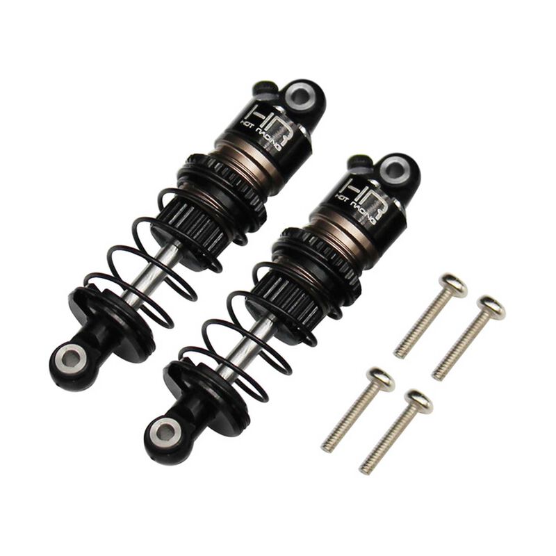 Hot Racing Front 32mm Aluminum Threaded Shocks (2), 1/24 Losi Micro-B ...