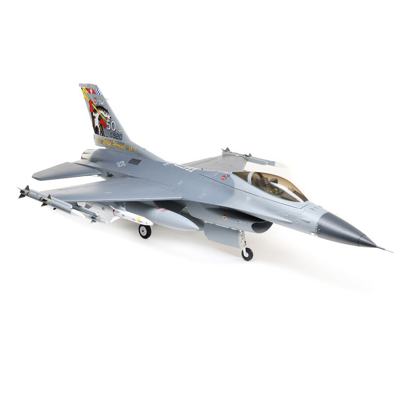 E-flite F-16 Falcon 80mm EDF Jet Smart BNF Basic with SAFE Select ...