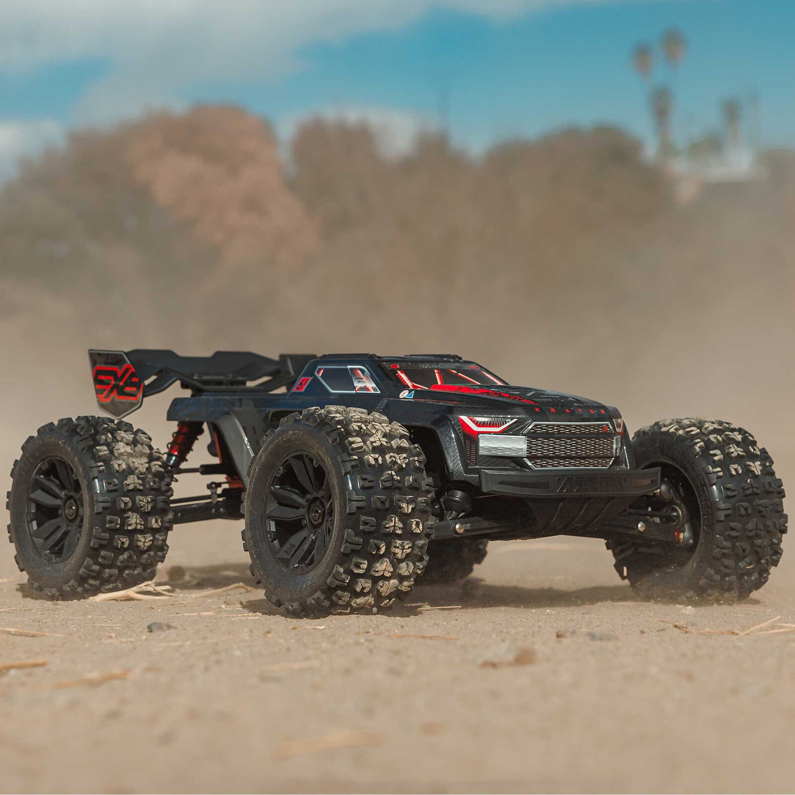 ARRMA 1/8 KRATON 6S EXB 4X4 RTR Brushless Speed Truck, BLACK | Horizon ...