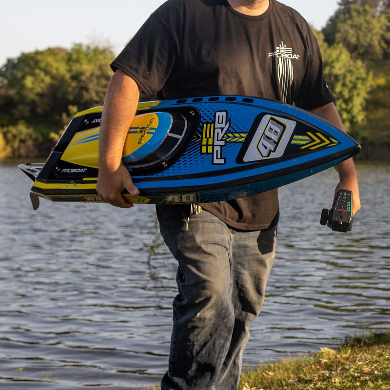 Pro Boat Super Sonicwake 48" 8S Self-Righting Brushless Deep-V RTR ...