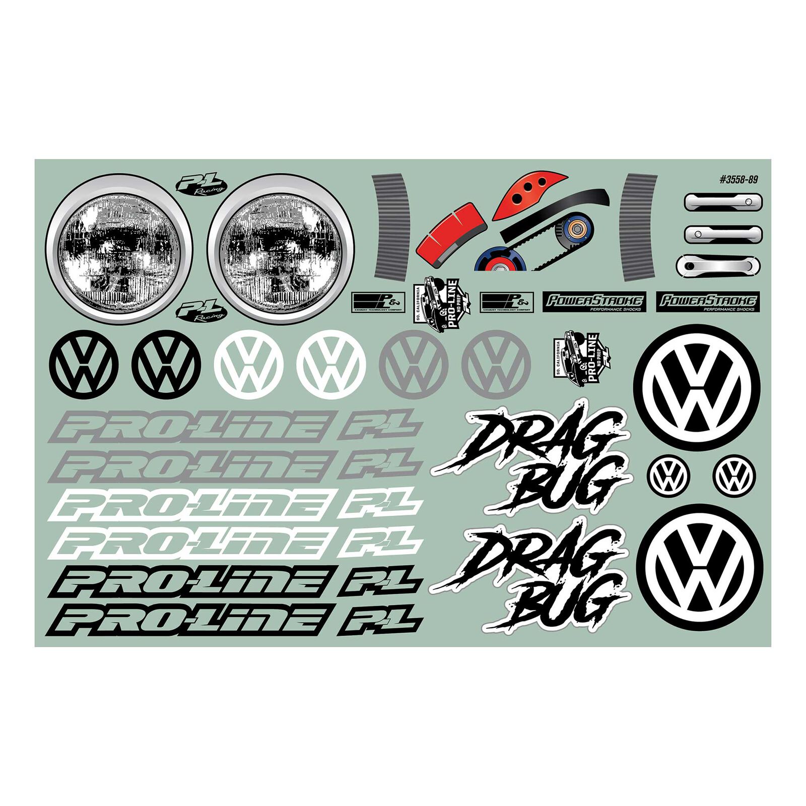 Pro-Line Racing 1/10 Volkswagen Drag Bug Clear Body: Drag Car | Horizon ...