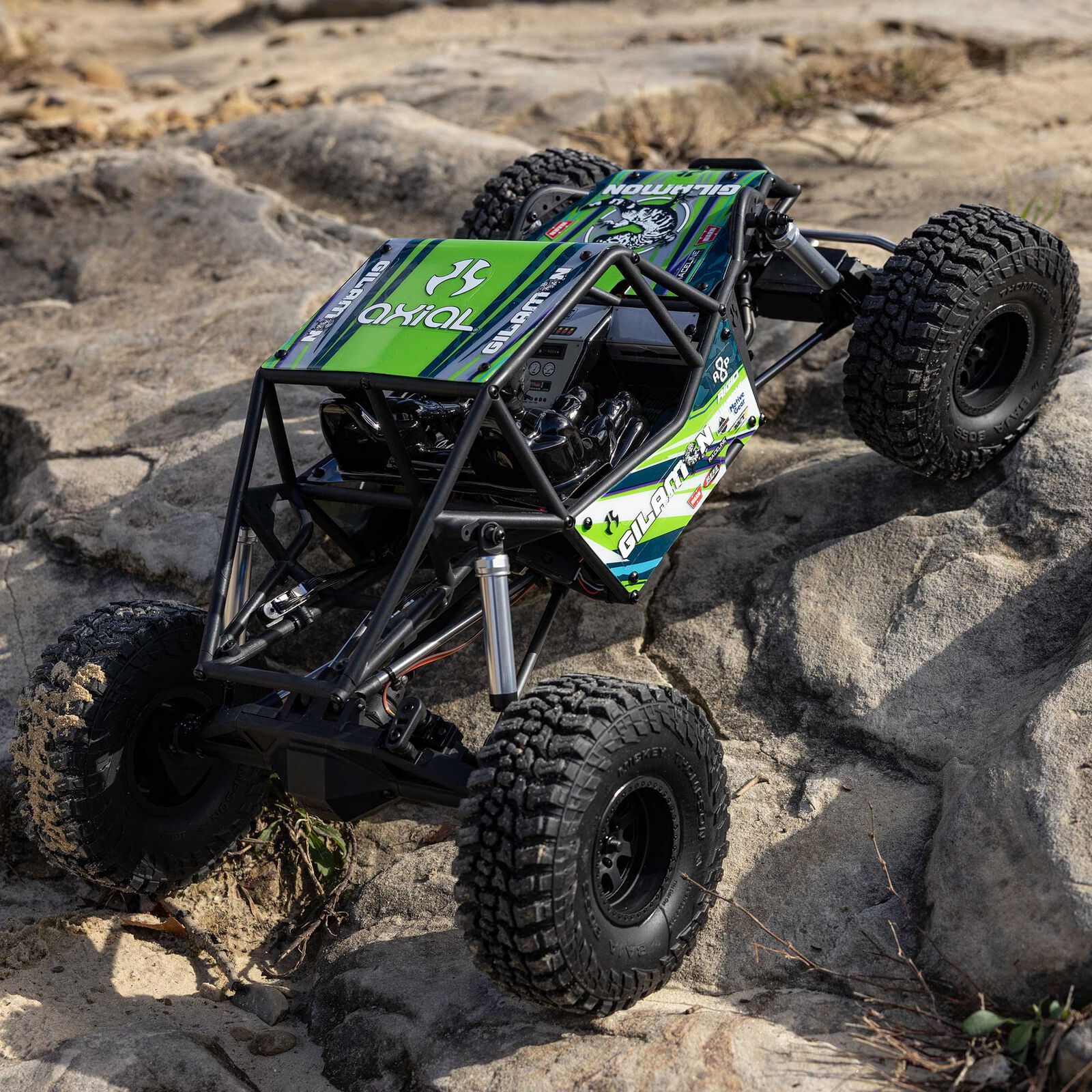 Axial 1/8 AXP8 Gilamon 2.2 4X4 RTR Brushed Trail Buggy, Green | Horizon ...