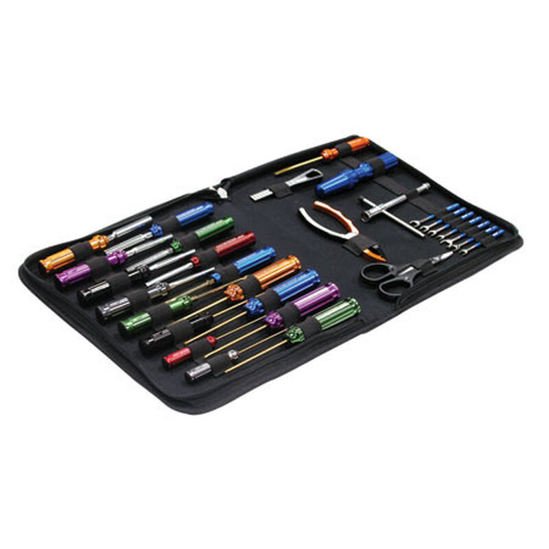Integy Complete 29 pc Racing Tool Set/Pro Carrying Bag | Horizon Hobby