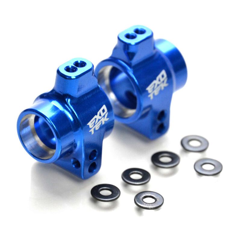 EXOTEK RACING LLC Rear Hub Set, 7075 Alloy: Rb10, Pro2 Sc10 | Horizon Hobby