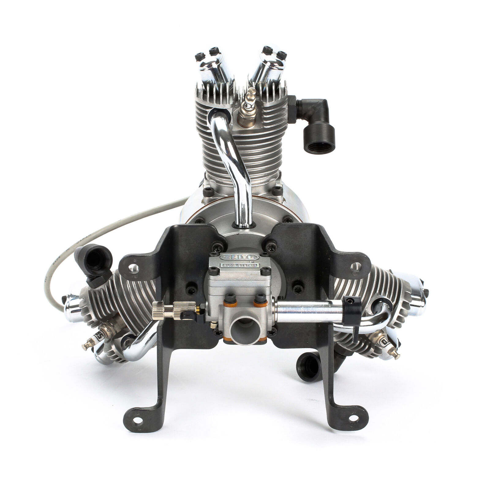Saito Engines FG-33R3 33cc 3-Cylinder Gasoline Radial Engine, BS ...