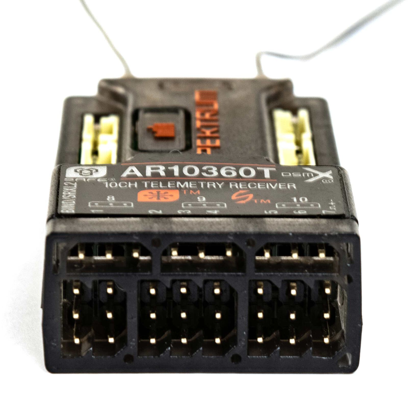 Spektrum AR10360T DSMX 10-Channel AS3X & SAFE Telemetry Receiver ...