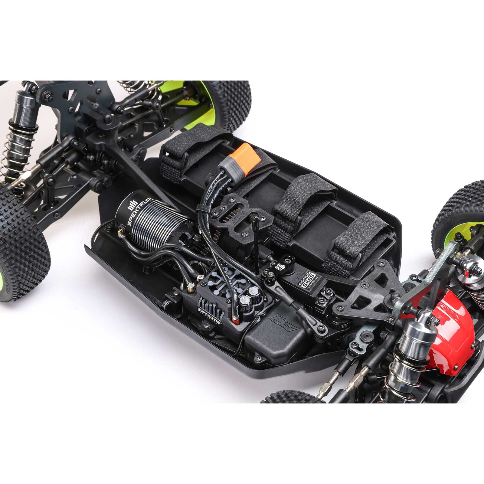 Losi 1/8 8IGHT-XE 4S 4X4 RTR Brushless Race Buggy, Clear | Horizon Hobby
