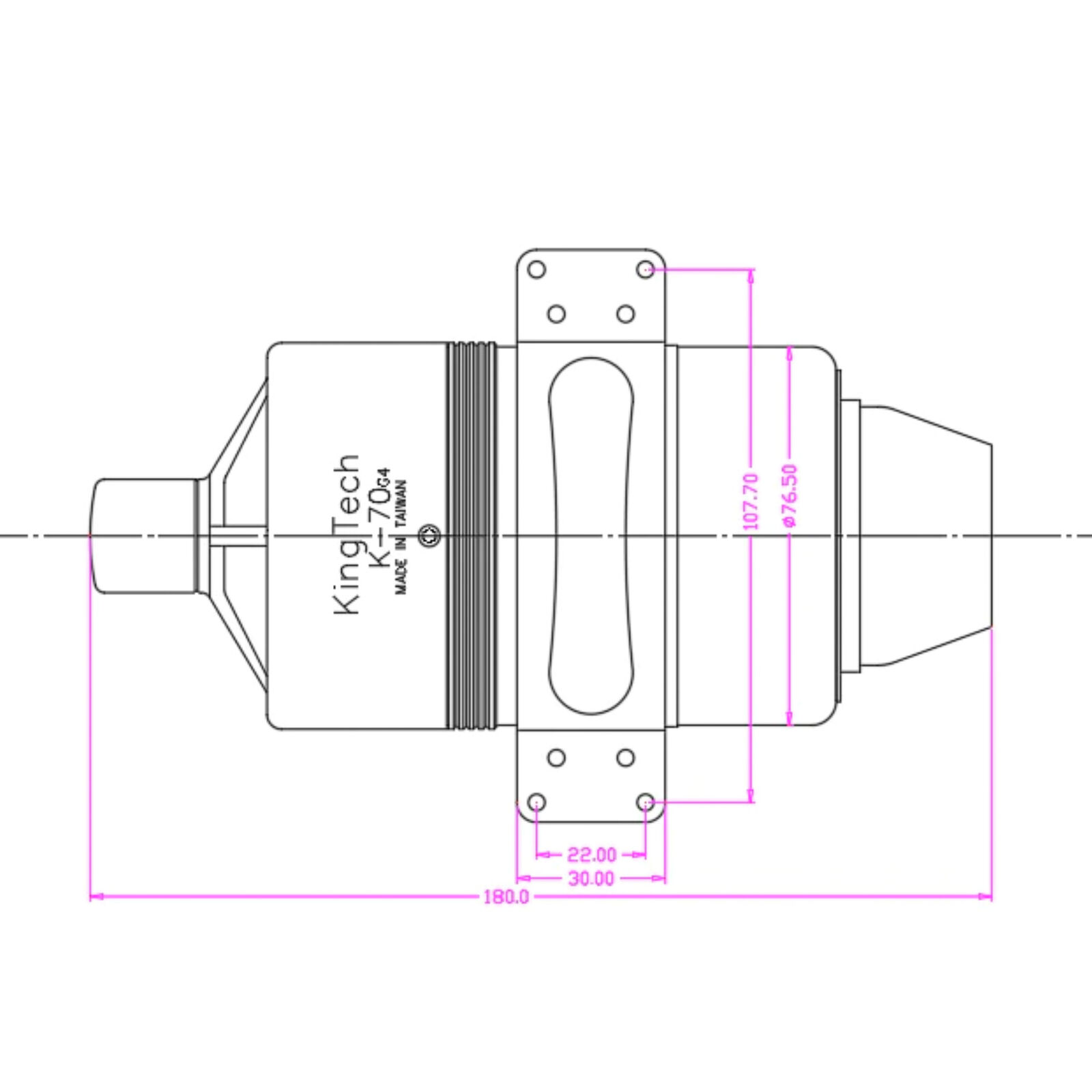 KingTech Turbines International KingTech K-70G4+ Turbine Engine with ...