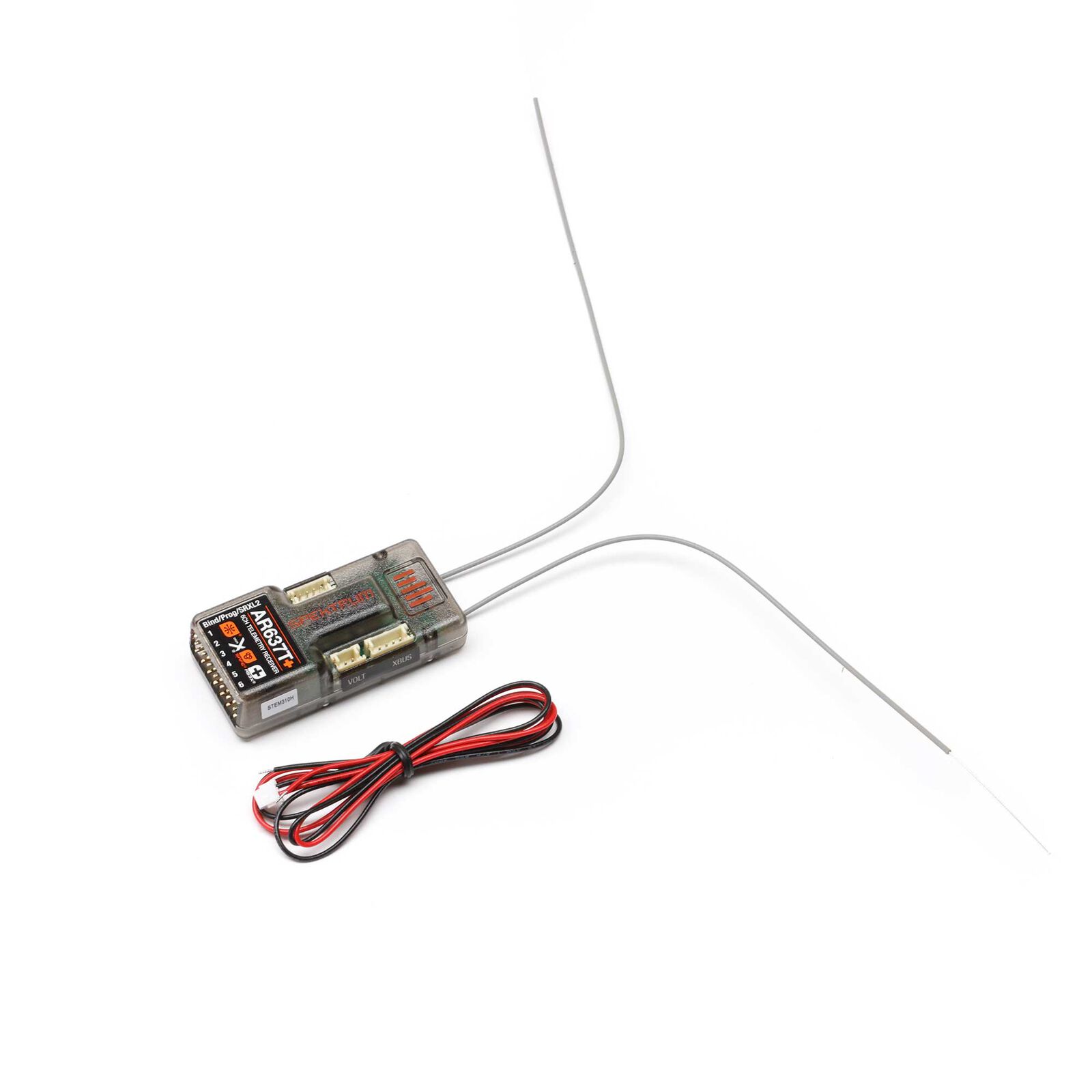 Spektrum AR637T+ DSMX 6-Channel AS3X+ & SAFE Telemetry Receiver ...
