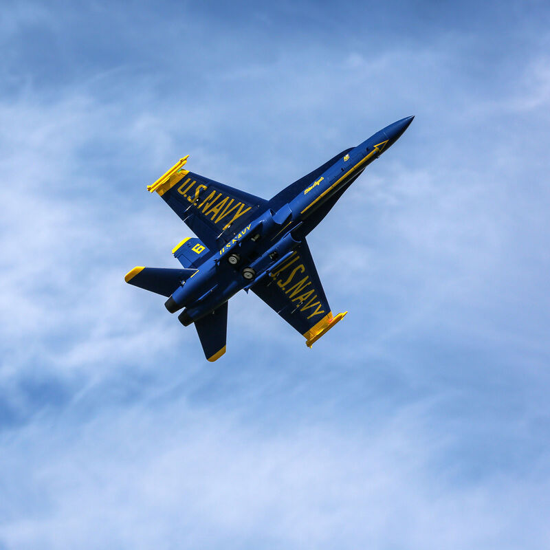 E-flite F-18 Blue Angels 80mm EDF Jet BNF Basic with AS3X and SAFE ...