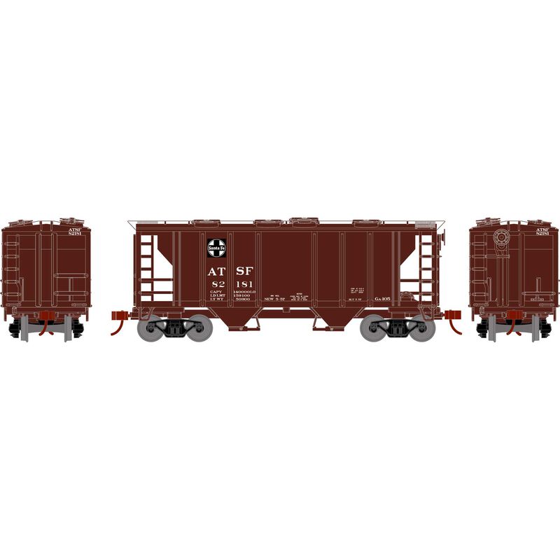 Athearn HO PS-2 2003 2-Bay Hopper, ATSF #82181 | Horizon Hobby