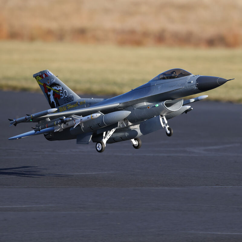 E-flite F-16 Falcon 80mm EDF Jet ARF Plus | Horizon Hobby