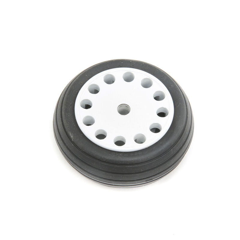 Robart Manufacturing Alum Tailwheel/Hub 2.0" 3/16" Axle, White: TF ...