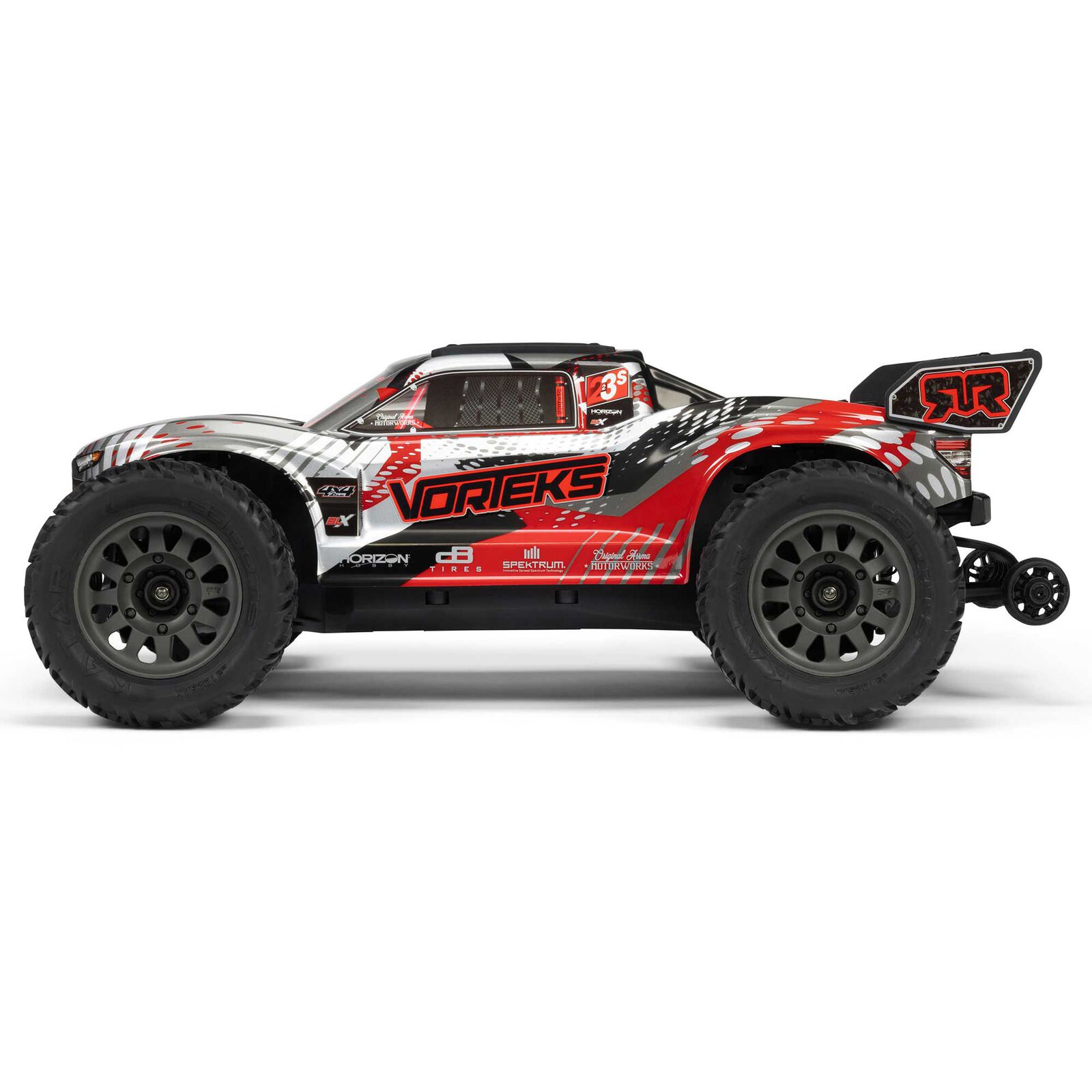 ARRMA 1/10 VORTEKS 223S DSC 4X4 RTR Brushless Stadium Truck, Red ...